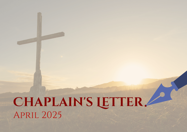 Chaplain’s Letter – Freiburg Anglican Church